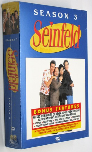 SEINFELD SEASON 3 New DVD Jerry Elaine George Kramer 22 Episodes on 4 Discs CC 43396053496| eBay