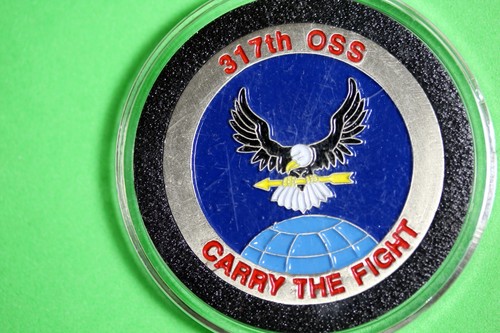 317TH OSS CARRY THE FIGHT DYESS AFB TX CHALLENGE COIN! #N00594 | eBay