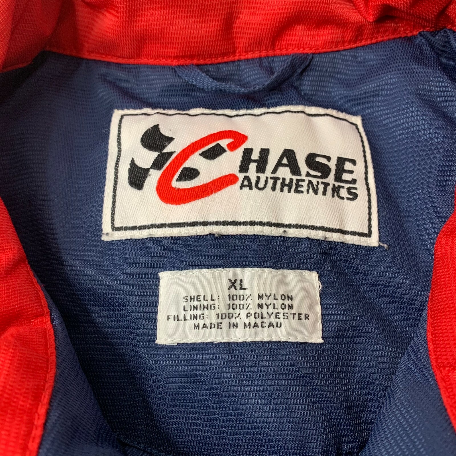 Jeff Gordon Jacket Mens XL Chase Authentics Full Zip Red Blue Yellow ...