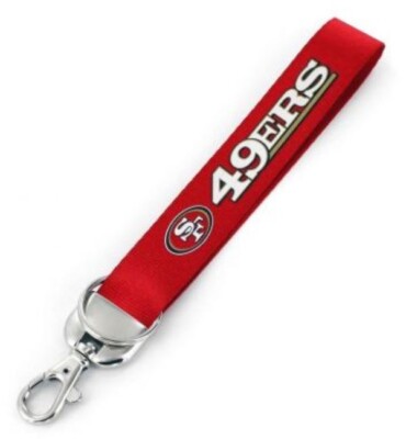 San Francisco 49ers Deluxe Wristlet Keychain, NFL Licensed | eBay