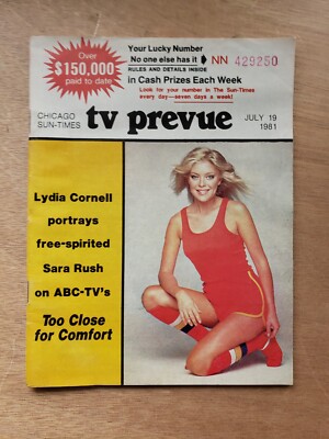 Chicago Sun-Times TV Prevue Lydia Cornell on Too Close for Comfort July ...