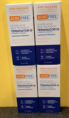 AcneFree Terminator 10 Severe Acne Spot Treatment - Max Strength - Set ...