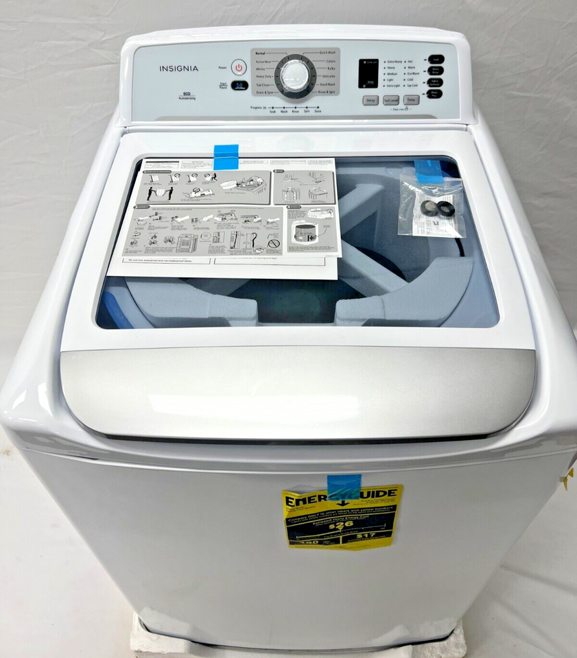 Insignia NS-TWM41WH8A 4.1 Cu. Ft. High Efficiency Top Load Washer ...