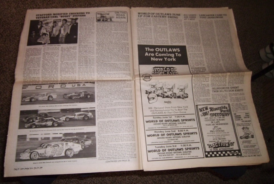 1986 Gater Racing Photo News May 30th Issue | eBay