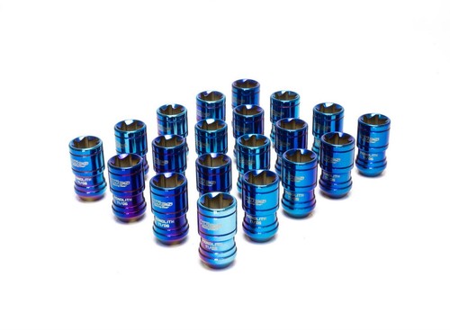 Project Kics Monolith T1/06 Lug Nut Set 12X1.50 20pcs-IP Blue | eBay