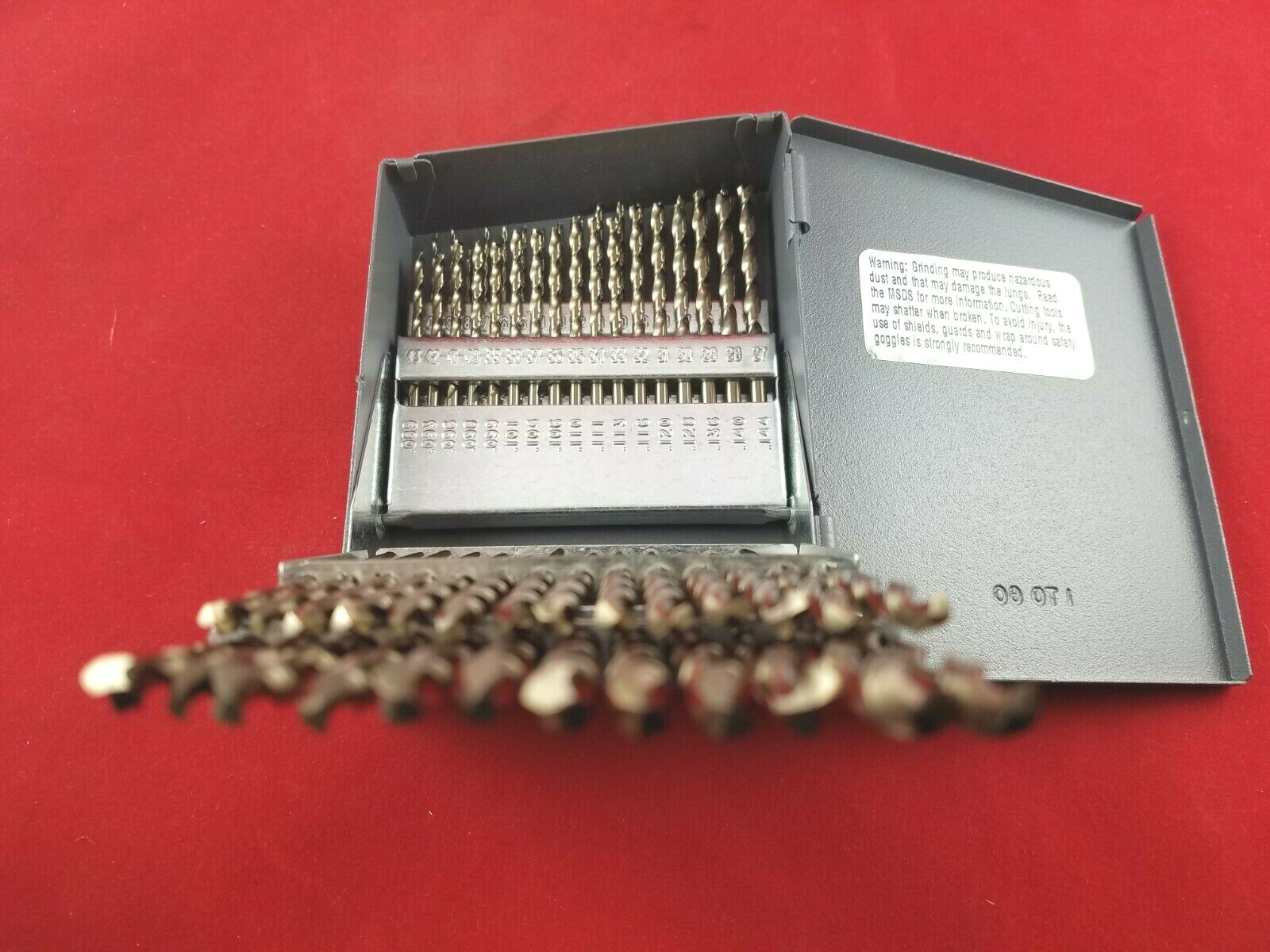 Morse Cobalt Number Size 1-60 Drill Bit Set 81402 60 pc 330C Jobber USA ...