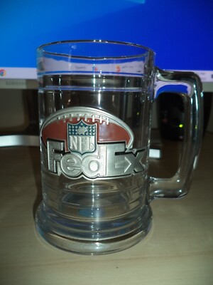 NFL Fedex Federal Express Pewter Glass Beer Mug | eBay