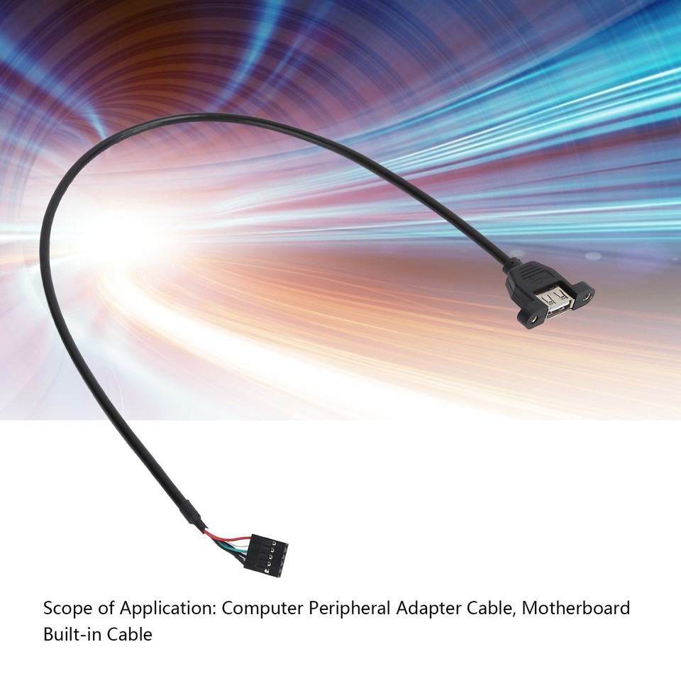 USB2.0 Extension Cable Female to 5pin Female Motherboard High Fidelity ...