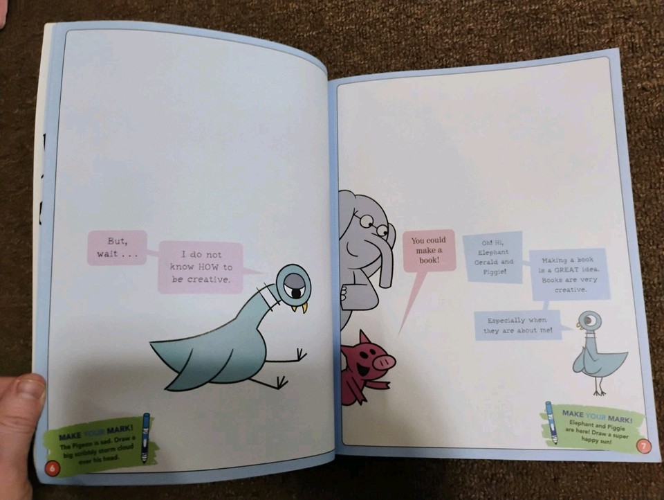 Mo Willems Elephant & Piggie Pigeon Books Lot Incl. Coloring Books & 13 ...