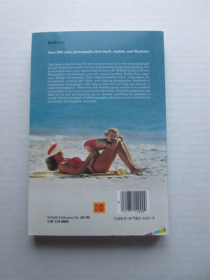 Kodak Guide to 35mm Photography Fourth Edition 1987 Printing Vintage ...