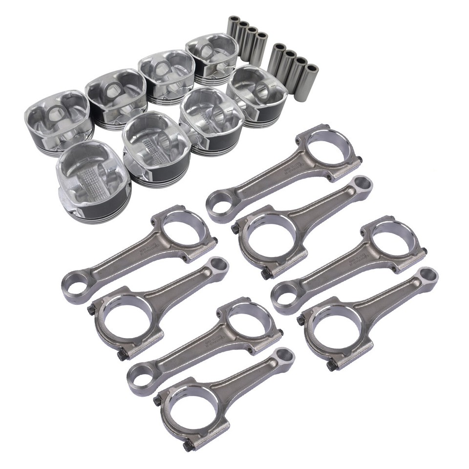 8x Pistons + 8x Rods Kit For 03-08 Chrysler Dodge Magnum Jeep Ram 1500 ...