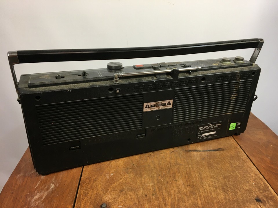 Vintage JVC RC-650 Stereo Radio Cassette Recorder Tape Player Boombox ...