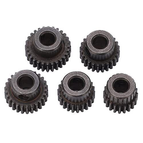 RC Motor Gear 48DP 5mm Pinion Gear Set 5PCS Steel Shaft Hole Gear 20T ...
