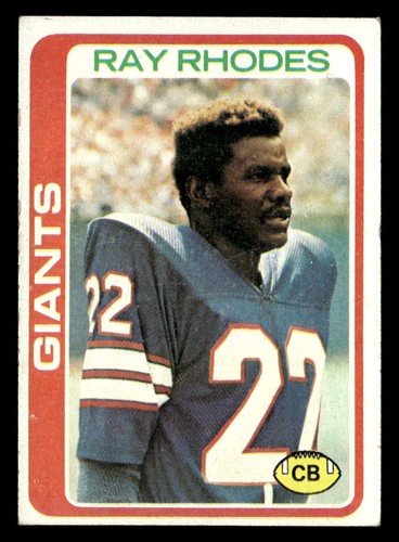 Ray Rhodes 1978 Topps Card #188 New York Giants | eBay