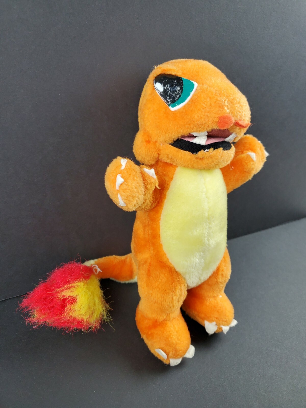 Vintage Nintendo Pokemon Charmander 11" Play By Play Stuffed Plush Toy ...