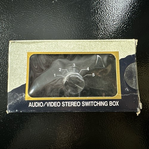 NEW 5 RCA Input Source Audio Selector.Stereo Switch Inputs.change ...