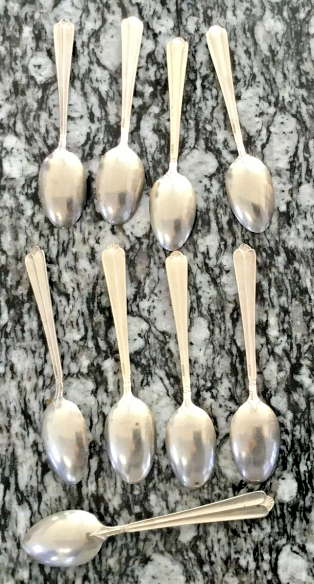 STERLING SILVER 1925 REGIMENTAL CROSSED RIFLES 51/2" SPOONS | eBay