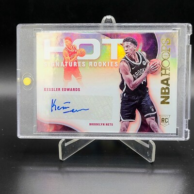 Kessler Edwards 2021-22 Hoops Hot Signatures Rookies RC Auto #HSR-KE ...