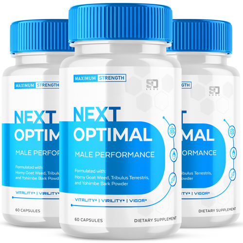 (3 Pack) Next Optimal Men Pills Maximize Energy, Vitality & Stamina 180 ...