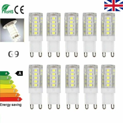 10 X G9 LED BULB 5W COOL WHITE CAPSULE LAMP REPLACE 40W HALOGEN LIGHT ...