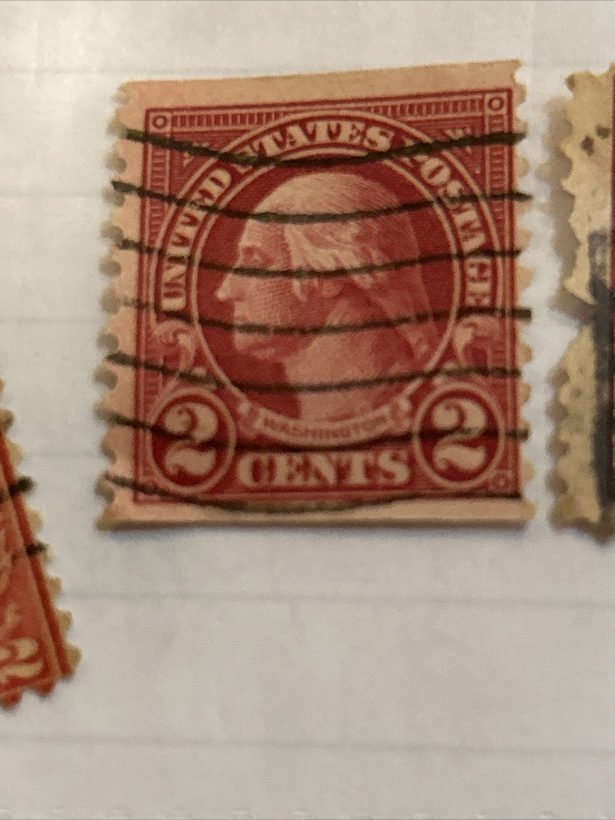 Very Rare George Washington Red Two 2 Cent Postage Stamp | eBay