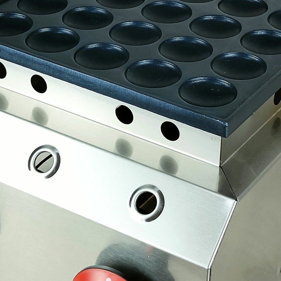 LPG Gas Poffertjes Maker 50 Holes Mini Dutch Pancakes Maker Machine Non ...