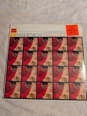 SEALED Max Roach Deeds Not Words LP RS-3018 Riverside | eBay
