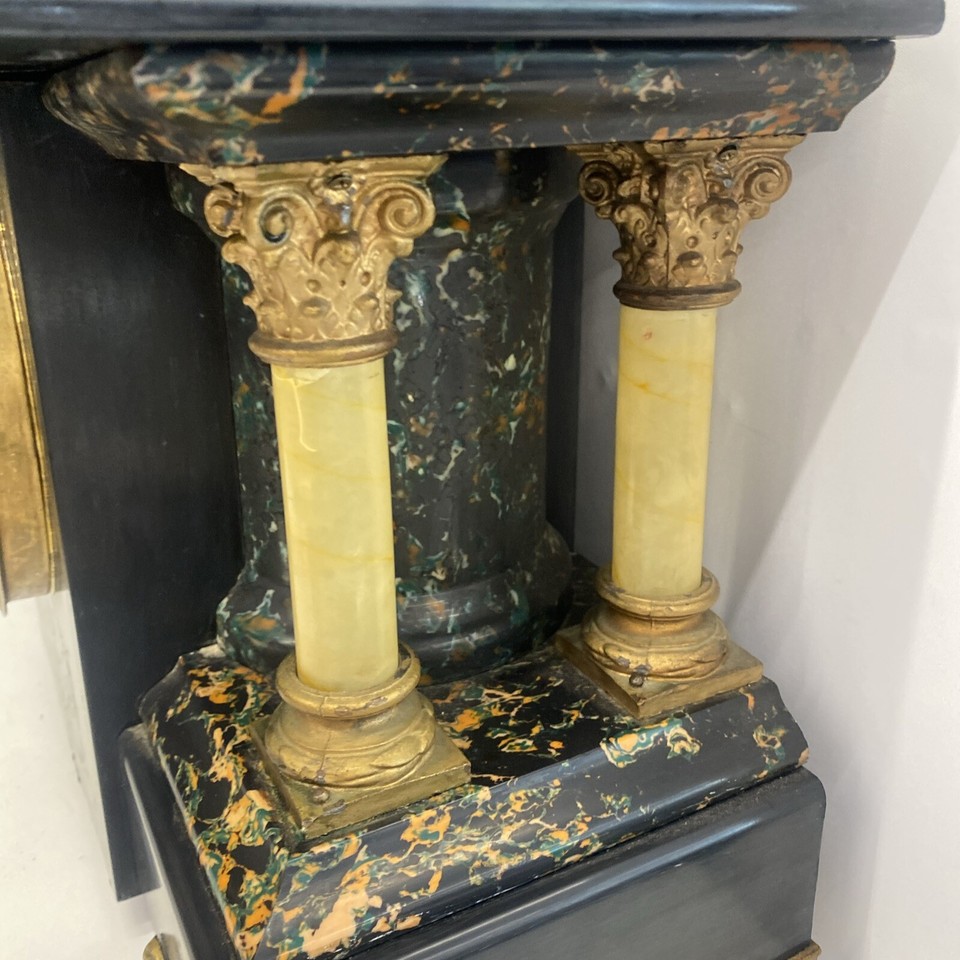 Seth Thomas Larkin 35 New Sucile Shasta Adamantine Mantle Clock dragon ...