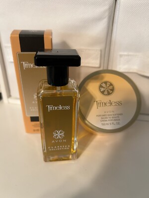 Avon 2 Piece Timeless Cologne Spray and Perfumed Skin Softener Set | eBay