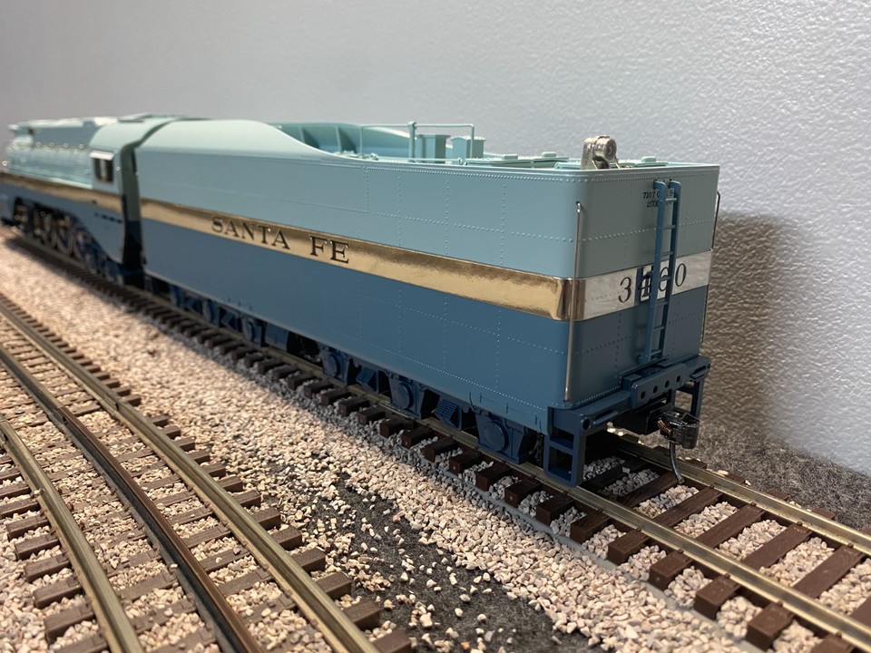 MTH 2 Rail O Scale, Santa Fe Blue Goose 4-6-4 Steam Engine w/ PS 2.0 ...