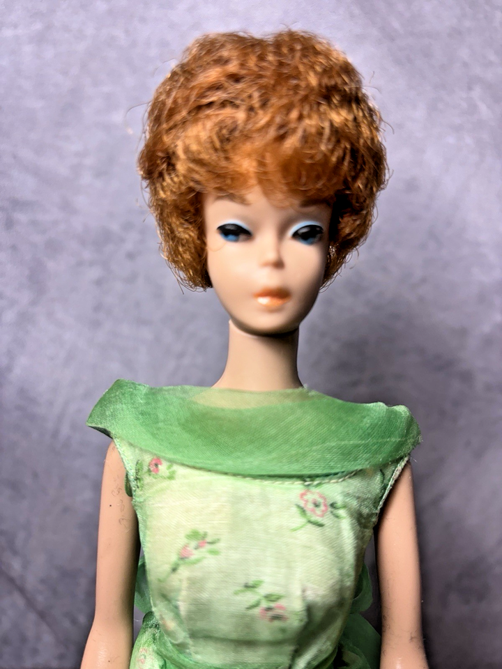 Vintage Titian Bubble Cut Barbie in Modern Art #1625 Green Dress D-767 ...