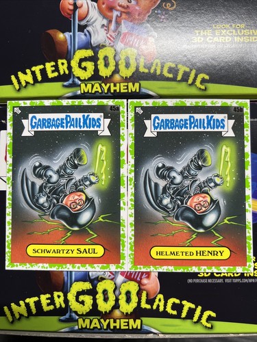2023 GPK Intergoolactic Mayhem BOOGER GREEN 45a/45b | eBay