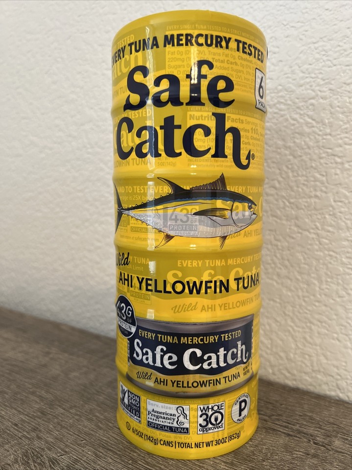 6 Safe Catch Wild Ahi Yellowfin Every Tuna Tested For Mercury Tuna Exp ...