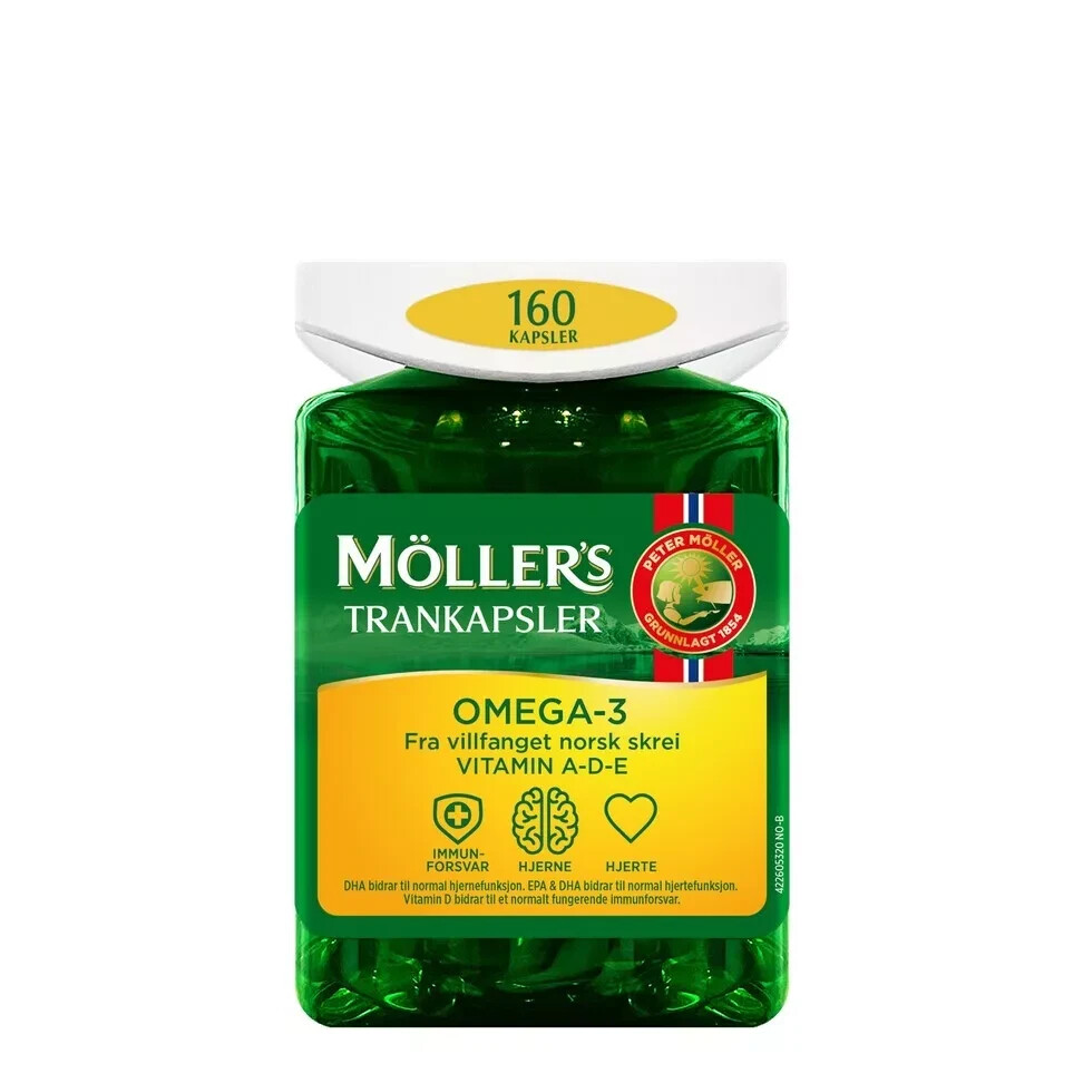Mollers omega 3 - 160 capsules - SHIP DIRECTLY FROM NORWAY! | eBay