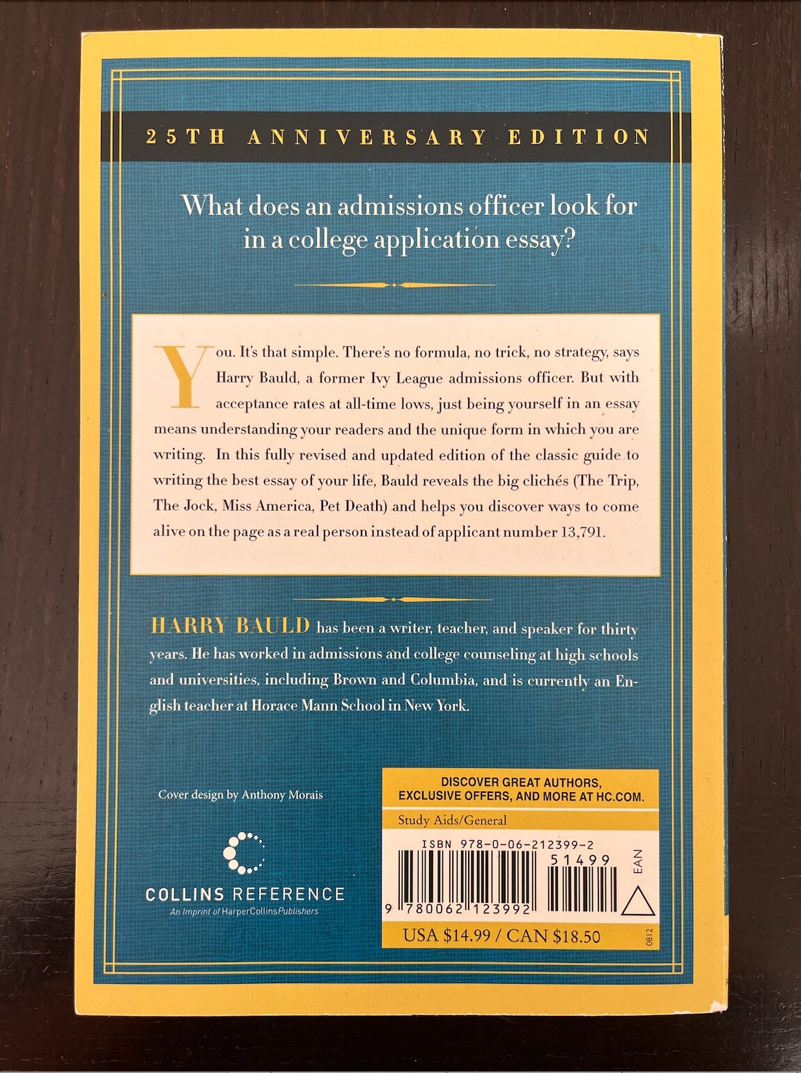 On Writing the College Application Essay, 25th Anniversary Edition ...