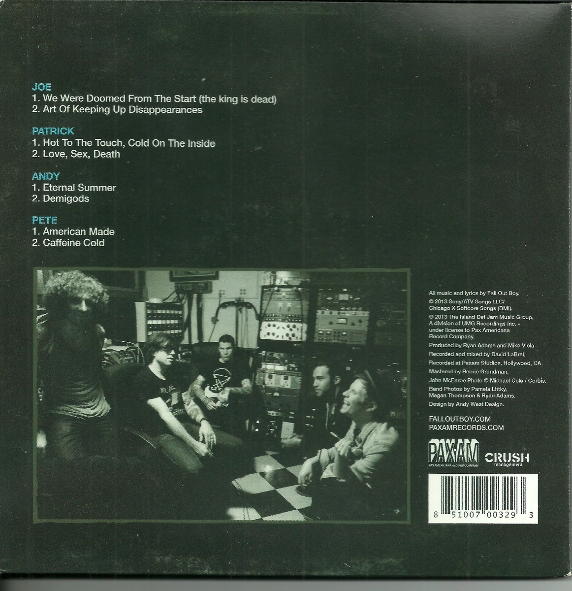 Fall Out Boy Pax Am Days