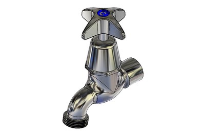 Enware School Pattern Hose Hot & Cold Taps FI 15mm WELS Rating 3 ...