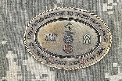 Challenge Coin LARGE SPINNER US Army Fort Lee Virginia Garrison Command ...
