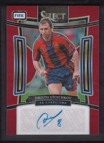 2023-24 HRISTO STOICHKOV AUTO PANINI SELECT FIFA RED AUTOGRAPHS | eBay