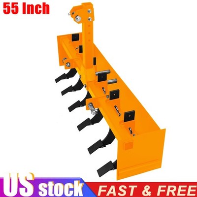55" Three-Point Box Scraper for Category 1 Tractors 3 Point Box Blade ...