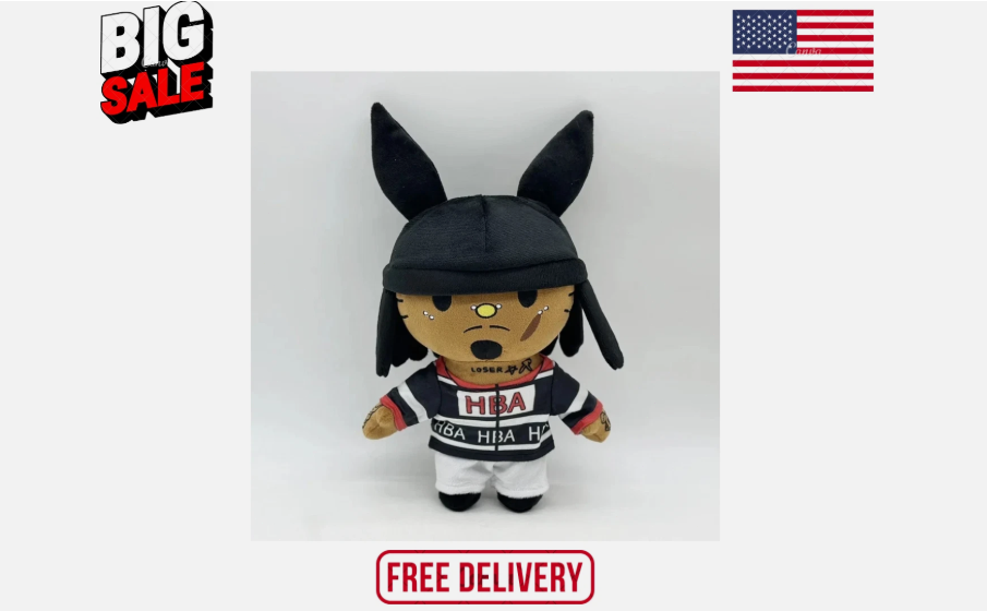 Hello Kitty Playboi Carti Plush Doll Stuffed Toy Cute Gift for Kids ...