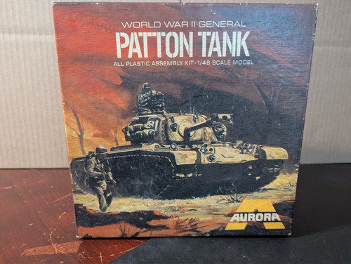 AURORA WWII GENERAL PATTON TANK 1/48 | eBay