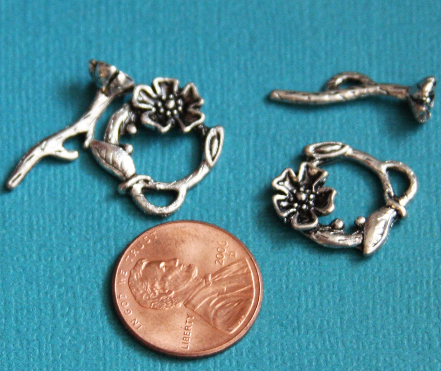 10 sets of Flower Toggle Clasps 20x17mm | eBay