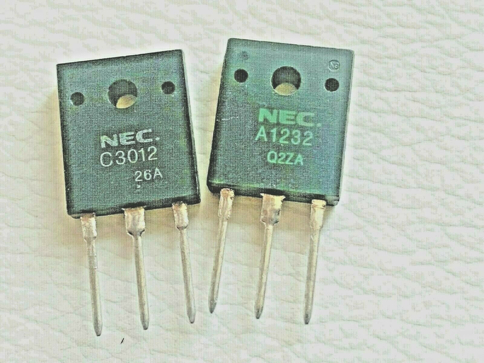 2 Pairs | 2SC3012+2SA1232 130V 10A 100W TO247 New Original NEC | eBay