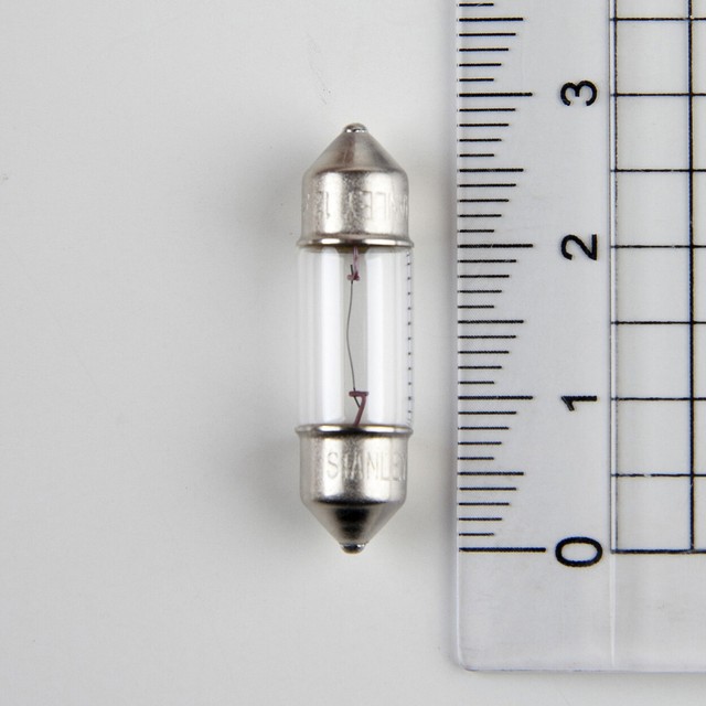 Stanley A3022C 12v 5w T8x29 Clear Auto Bulb Made in Japan 2 Bulbs for ...