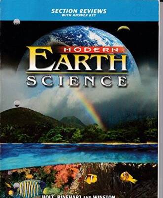 2002 Holt Modern Earth Science Section Reviews with Answer Key - GOOD ...