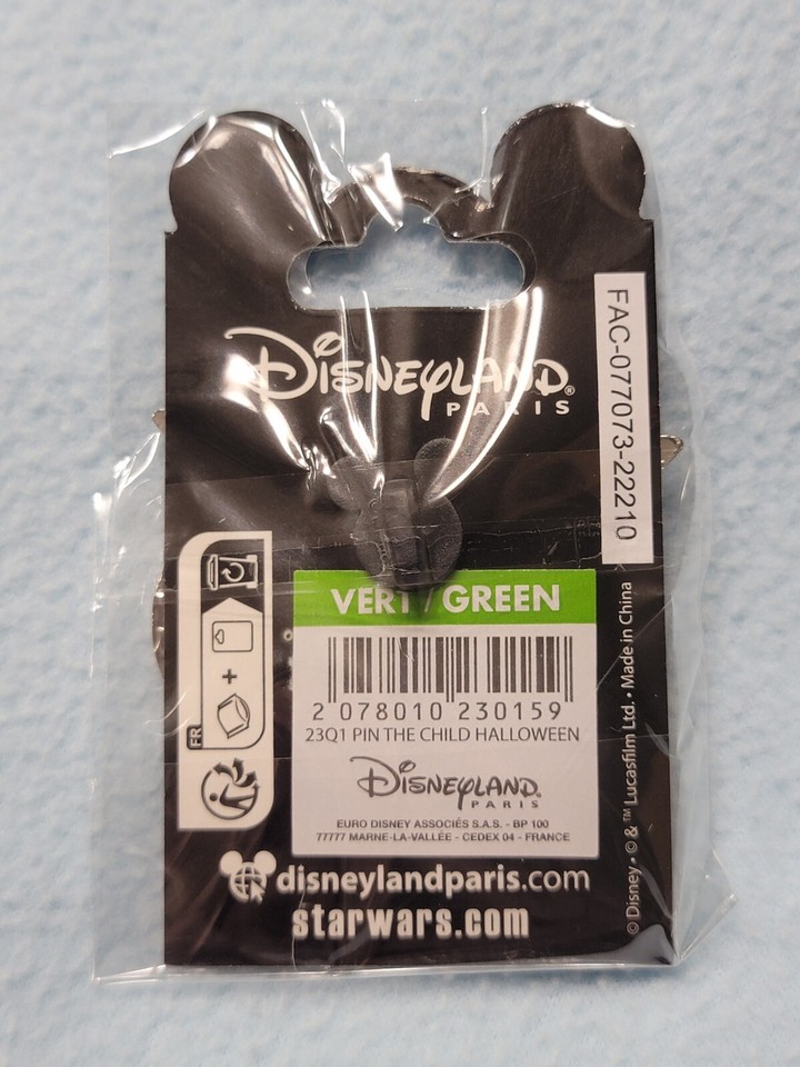 New DLRP DLP Disney Paris Star Wars Mandalorian Baby Yoda Halloween ...