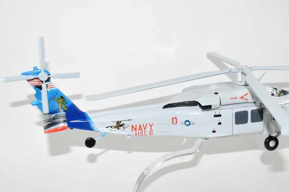 Sikorsky® MH-60S Knighthawk HSC-6 Indians, 16" Mahogany Scale Model | eBay