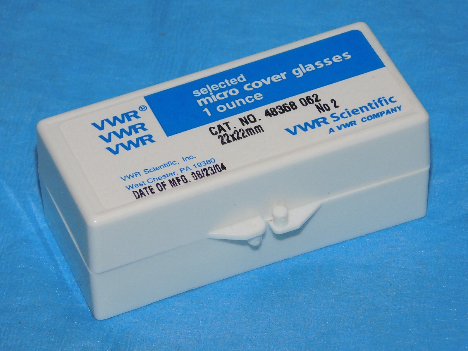 VWR 48368-062 MICRO COVER GLASSES 1 OUNCE 22MM SQ - New | eBay