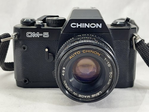 Chinon CM-5 35mm SLR Film Camera & 50mm Lens 1:1.9 | eBay
